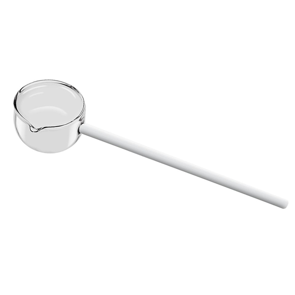 Soup Ladle Spoon Easy to Clean Glass Stirring Spoon for Tea Milk Party ...