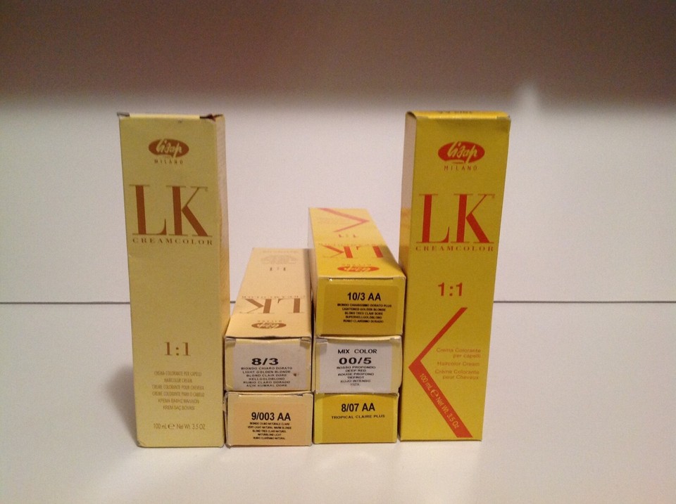 LISAP Milano LK Cream Color PERMANENT YOUR CHOICE Series 00 - 10 | eBay