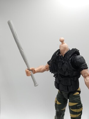 3d Printed WOOD BASEBALL BAT 1:12 6" GI Joe Classified/Marvel Legends ...