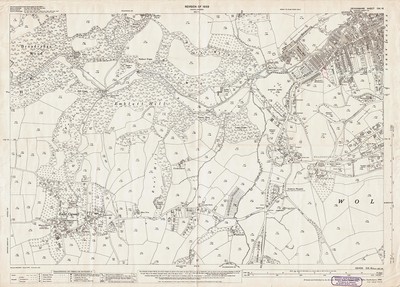 Newton Abbot (SW) - old Devon map 109-15-1939 | eBay