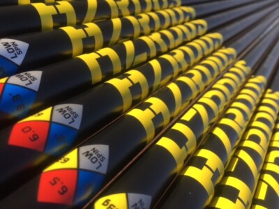 New Project X HZRDUS Yellow Driver Shaft Grip & Adapter Installed 63g 6 ...