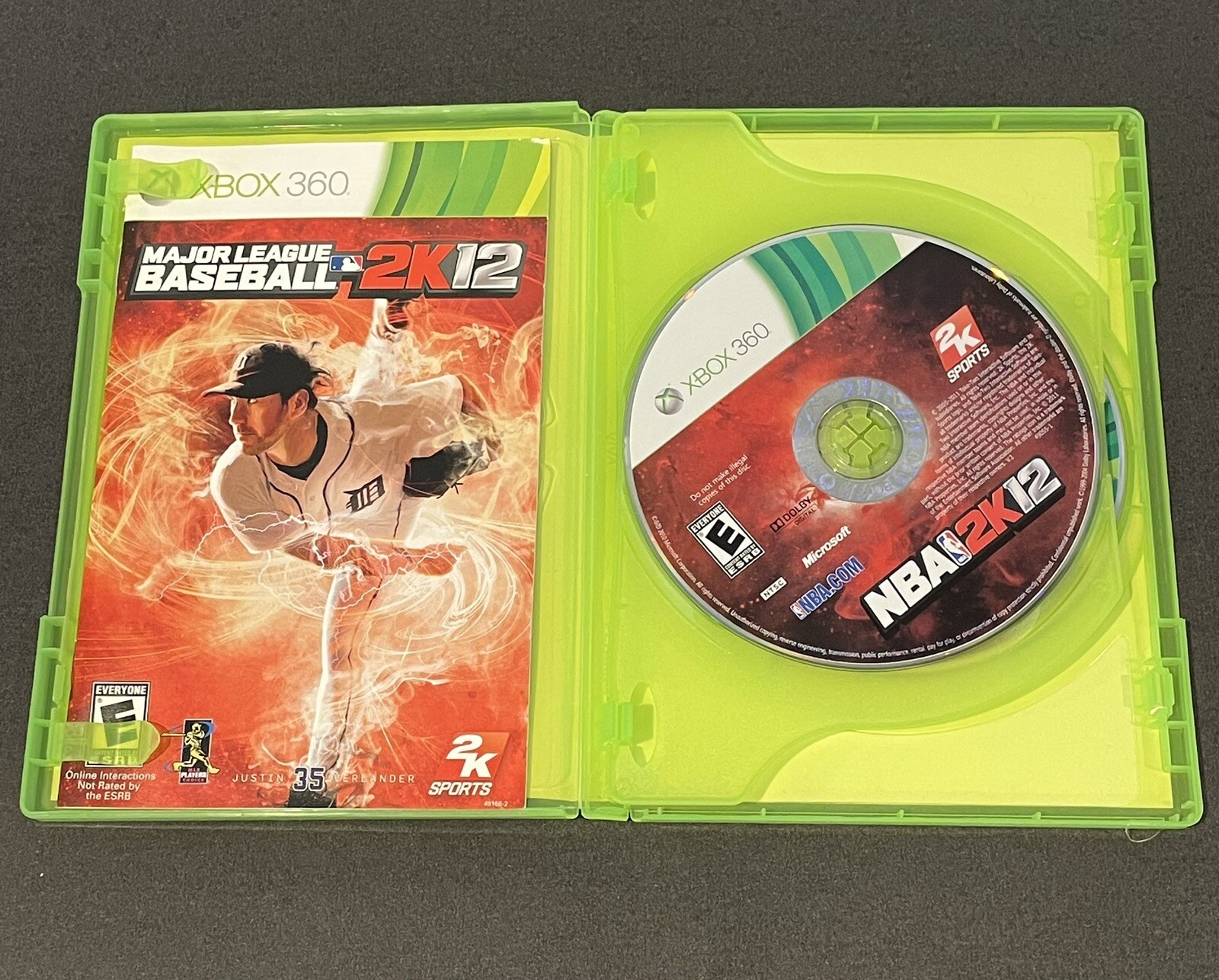 2K Sports Combo Pack: Major League Baseball 2K12/NBA 2K12 Xbox 360 ...