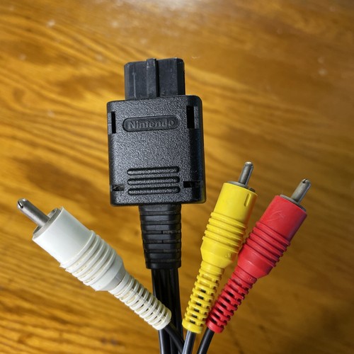 AUTHENTIC OEM Nintendo N64 Gamecube SNES AV RCA Video Cable Tested | eBay