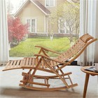 Extra Large Rocking Chair Wooden Lounge All Weather Recliner with High ...