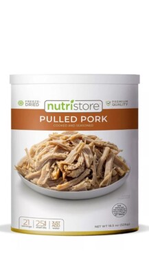 Nutristore Freeze Dried Pulled Pork Pre-Cooked Shelf 18.5oz | eBay
