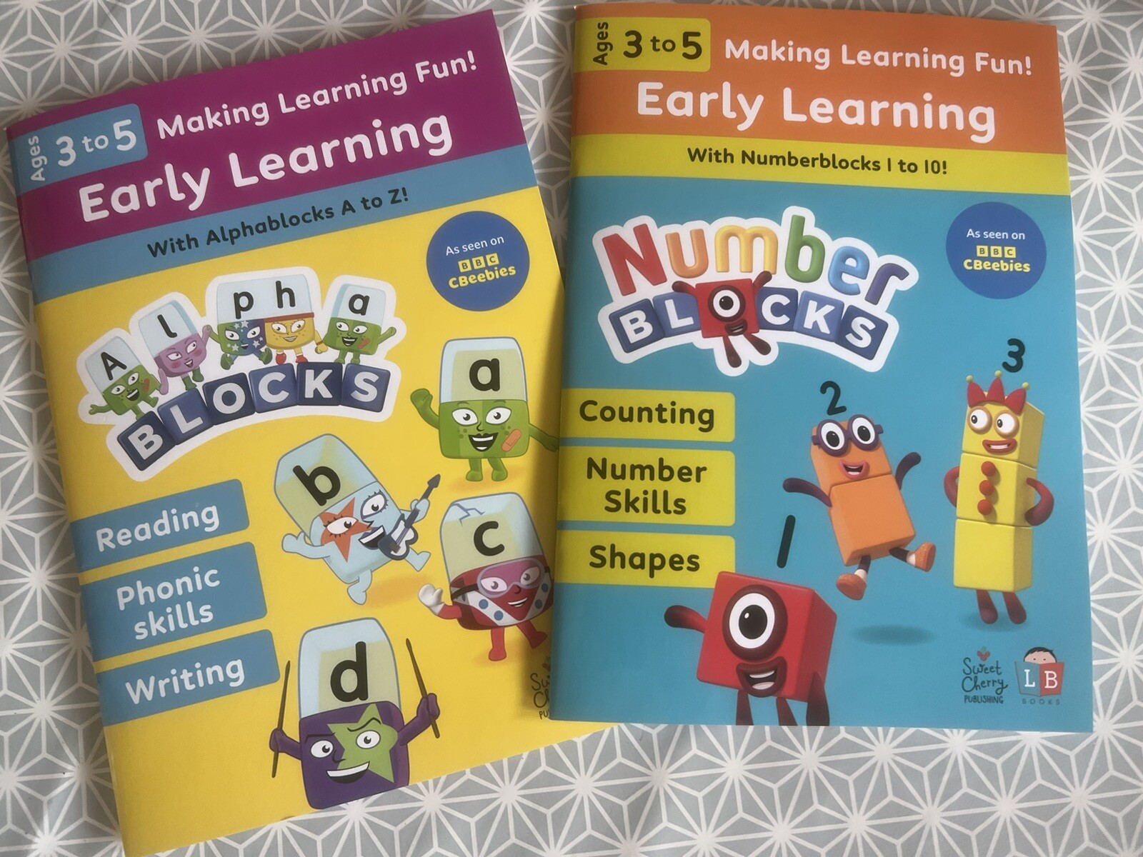 Numberblocks and Alphablocks Easy Leaning Age 3-5 Work Books | eBay