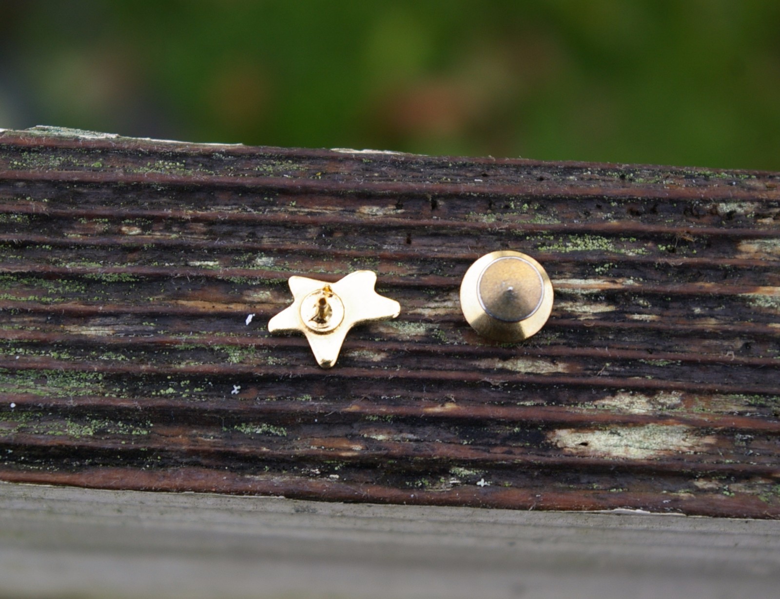 Star Gold Tone Metal Hat Pin Lapel Pin Pinback | eBay