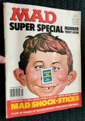 MAD MAGAZINE SUPER SPECIAL #27 MAD SHOCK-STICKS | eBay