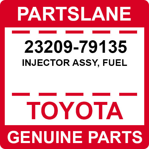 23209-79135 Toyota OEM Genuine INJECTOR ASSY, FUEL | eBay