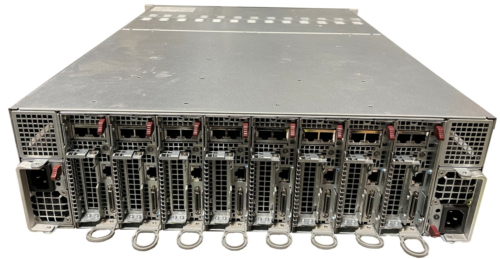 Supermicro SYS-5037MC-H8TRF X9SCD-F 8 Blade Nodes CSE-938H Server DDR3 ...
