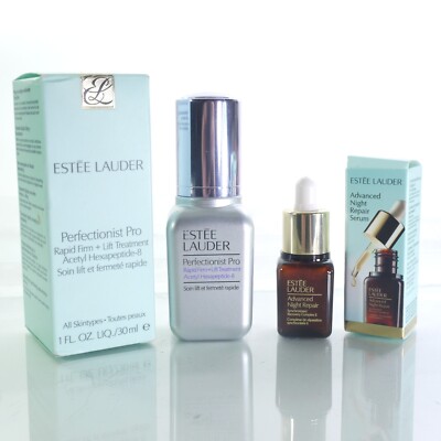 ESTEE LAUDER PERFECTIONIST PRO RAPID FIRM + LIFT TREATMENT 1 OZ + SERUM ...