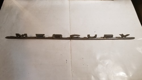 Original 1968 Mercury Montego Chrome Trunk Script Emblem C8GB-5442550-A ...