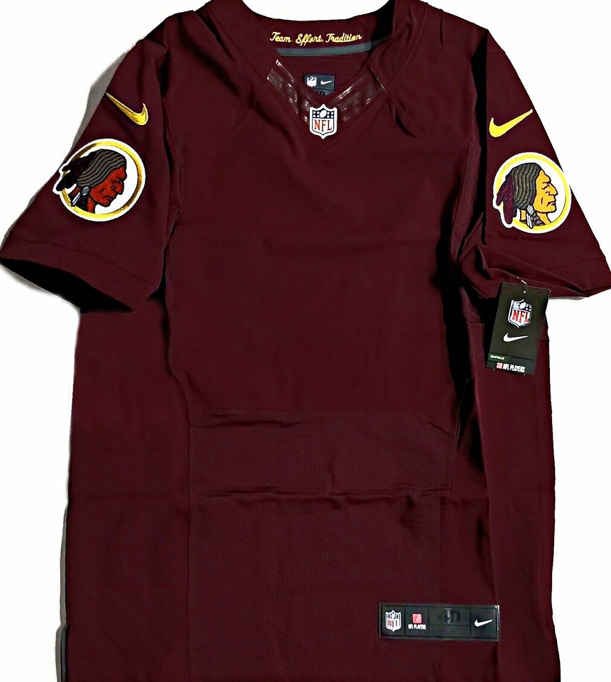 LOT 5-PRO-40 WASHINGTON REDSKINS 1937 THROWBACK-CIRCA 2013 AUTHENTIC ...