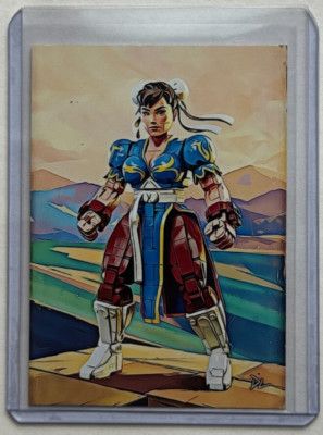Chun-Li Limited Edition Artist Signed "The Minifigure" Trading Card 1/ ...