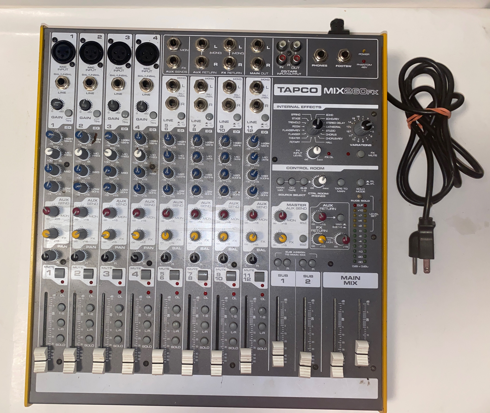 Tapco MIX260FX Compact Mixer —Works!! | eBay