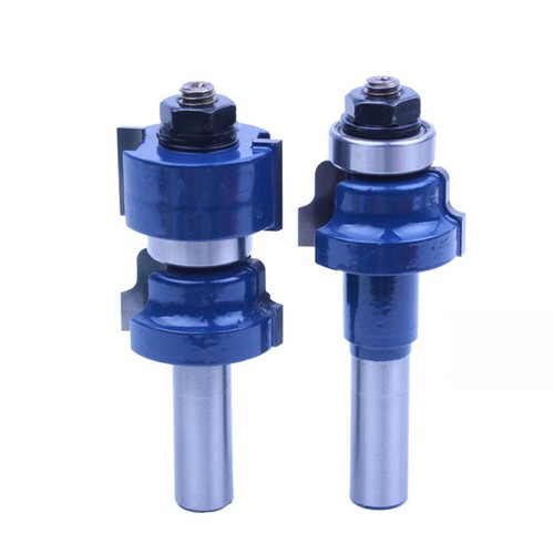 2 Bit Window Sash/ Glass Door Router Bit Set - 1/2" Shank Woodworking ...