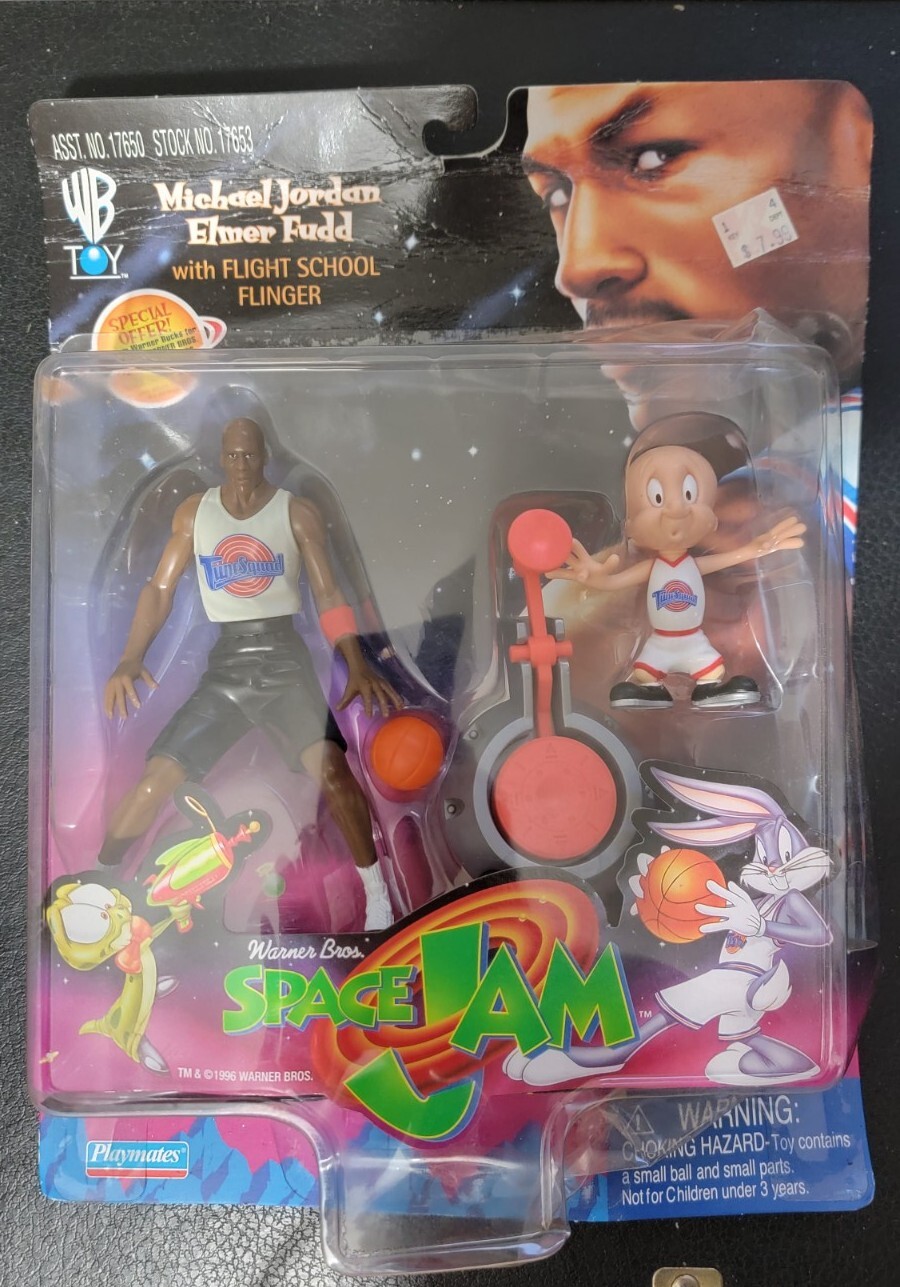 Playmates Space Jam Michael Jordan & Elmer Fudd Figure Sealed 17653 | eBay