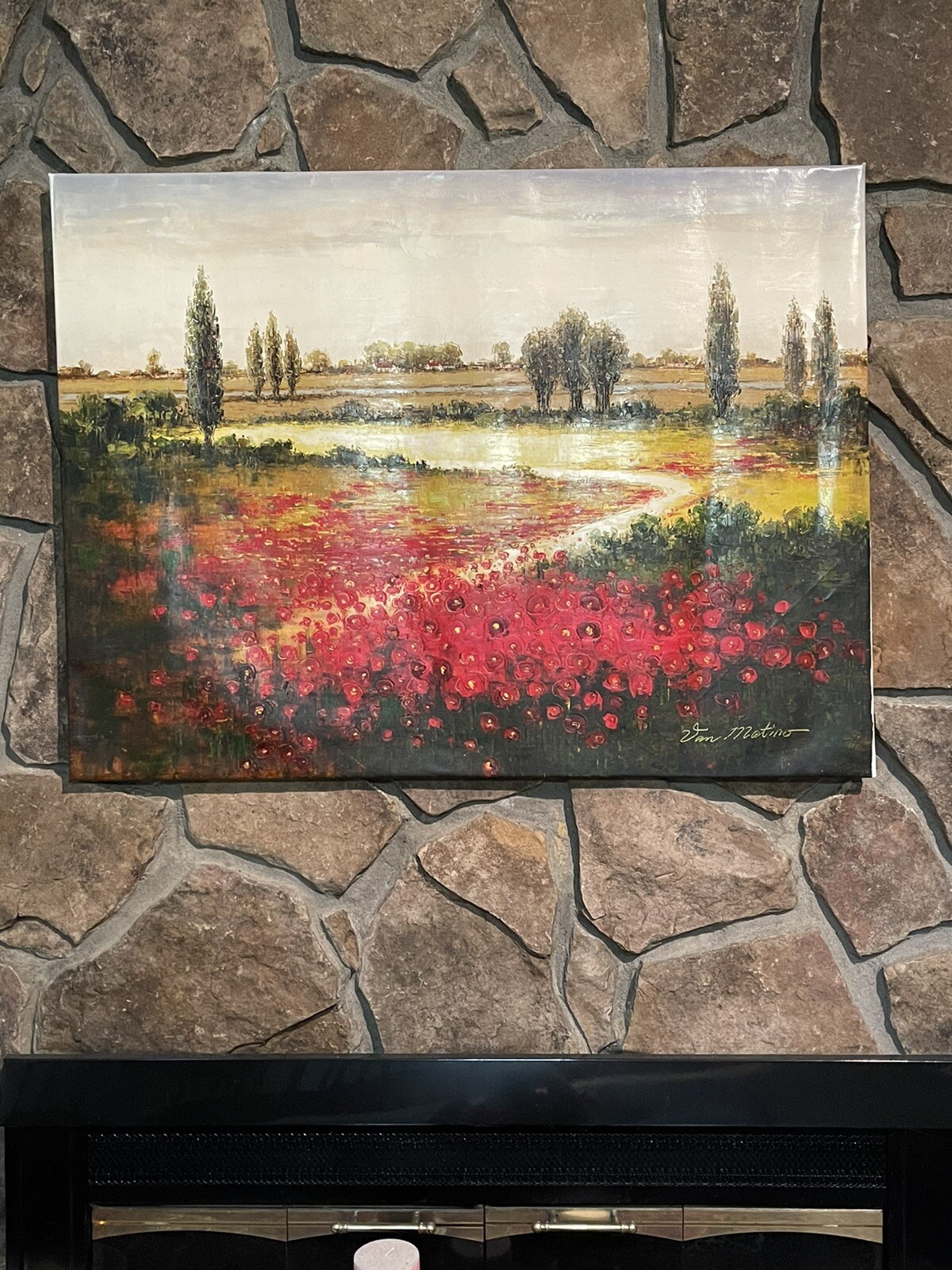 Landscape with Flowers by Van Matino, 30 x 40 | eBay