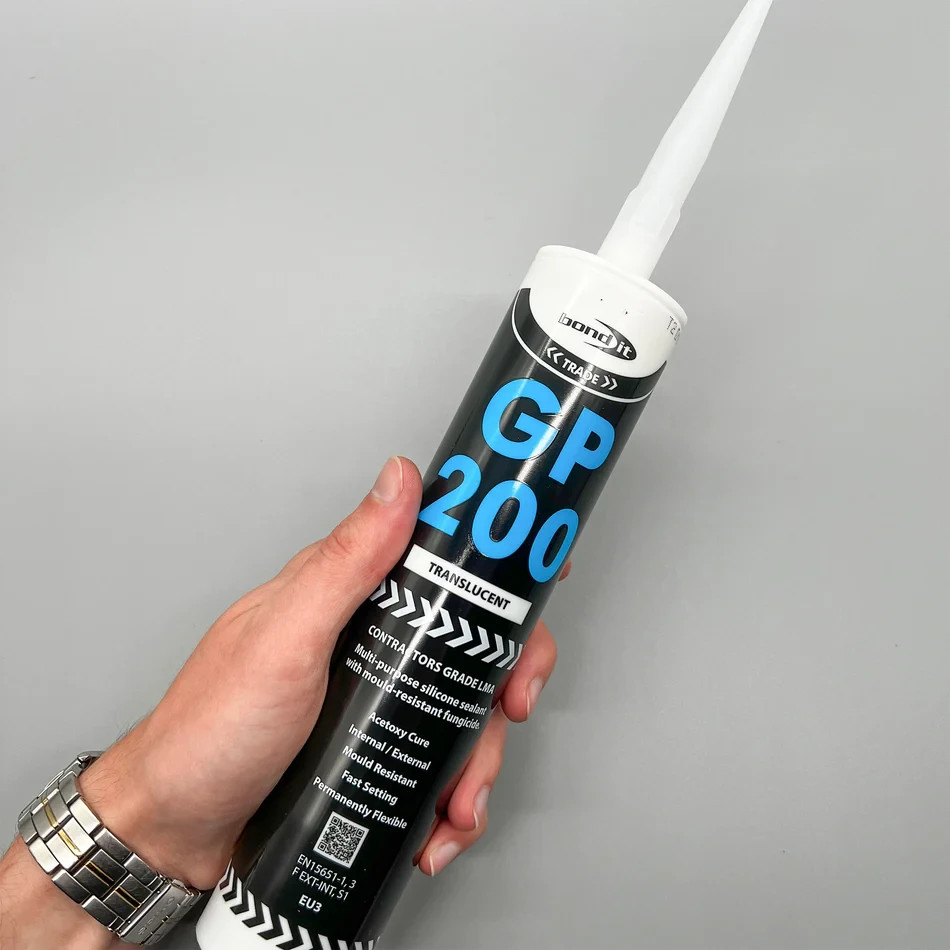 Bond It Clear GP200 Silicone Sealant Pack of 3 (275ml Each) – | eBay UK