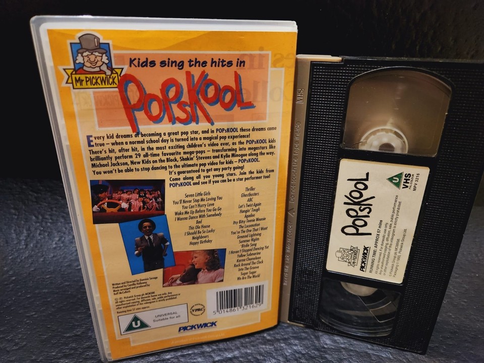 Popskool Vhs Kids Sing The Hits Thriller Ghostbusters Etc. Rare | eBay UK