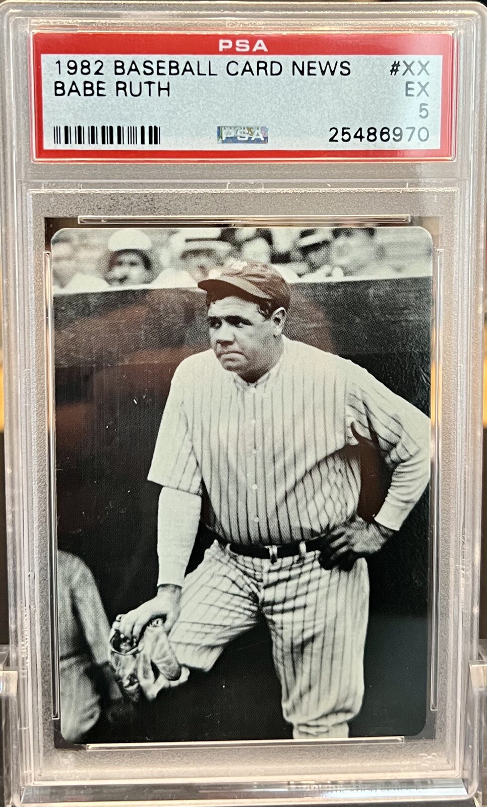 1982 BABE RUTH Baseball Card News History of Baseball Cards PSA 5 EX | eBay