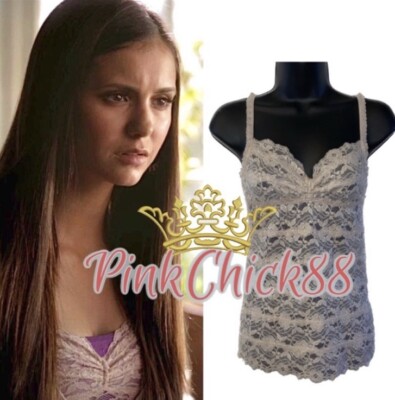 Elena Gilbert Vampire Diaries Pins & Needles Lace Cami Size M | eBay