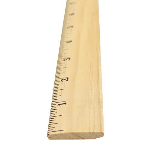 Westcott Wood Ruler with Single Metal Edge 18" 05018 | eBay