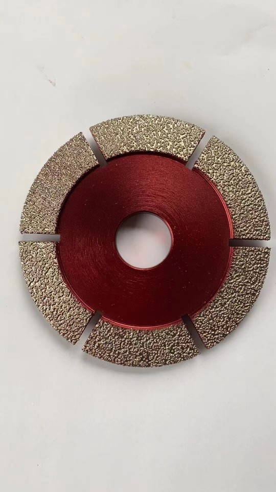 4" Diamond Crack Chaser Blade 0.375" Segment 2PCS V-Shape stone ...