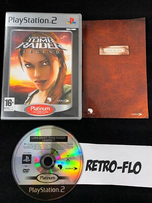 Lara Croft Tomb Raider Legend Platinum - Playstation 2 PS2 Complete TBE ...