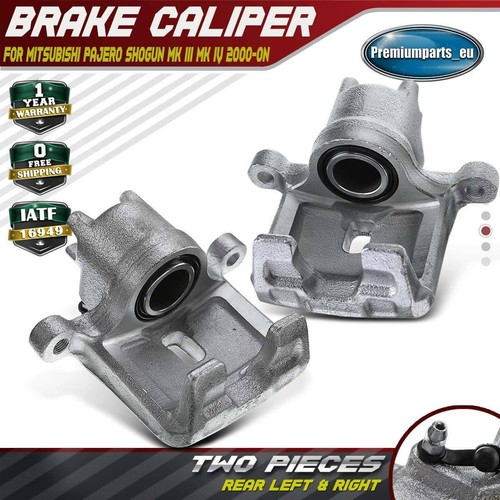 Pair Brake Caliper Rear for Mitsubishi Pajero Shogun MK3/4 2000-On ...