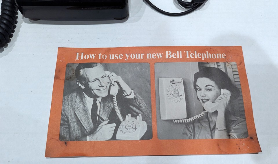 Vintage 1971 Bell Systems / Western Electric - Model 500DR-3 Rotary ...