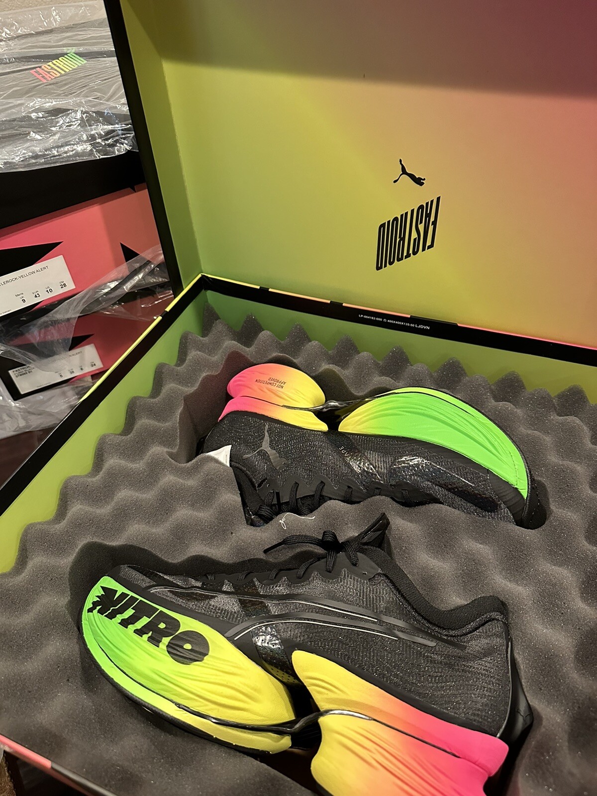 NEW Puma Nitro Black Multicolorway Limited /2000 Athletic Shoes Mens ...