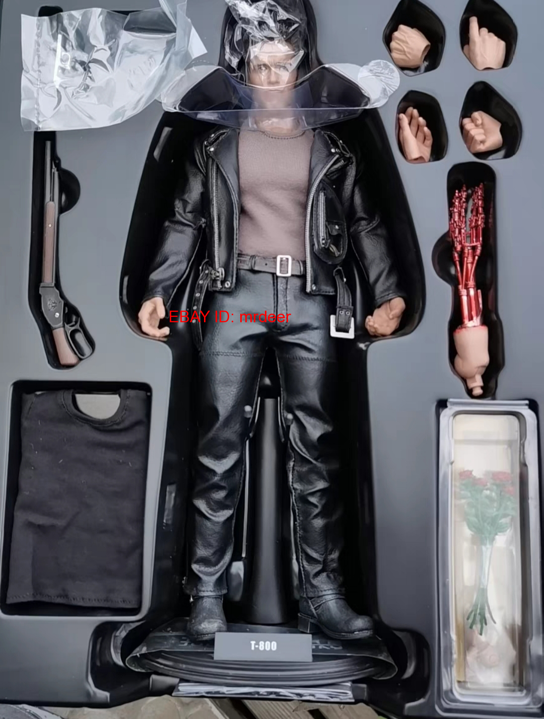 Hottoys T800 1.0 Terminator Arnold Action Figures Anime Collect Model ...