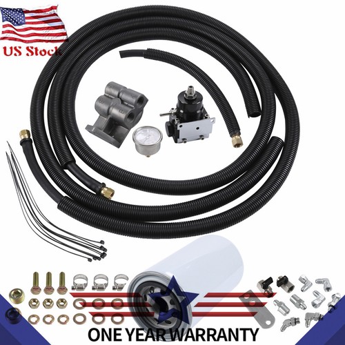 Fuel Filter Bowl Regulated Return Kit Fit For OBS Ford 7.3L Powerstroke ...