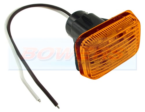 Land Rover Defender or Classic Mini Amber LED Side Repeater Indicator ...
