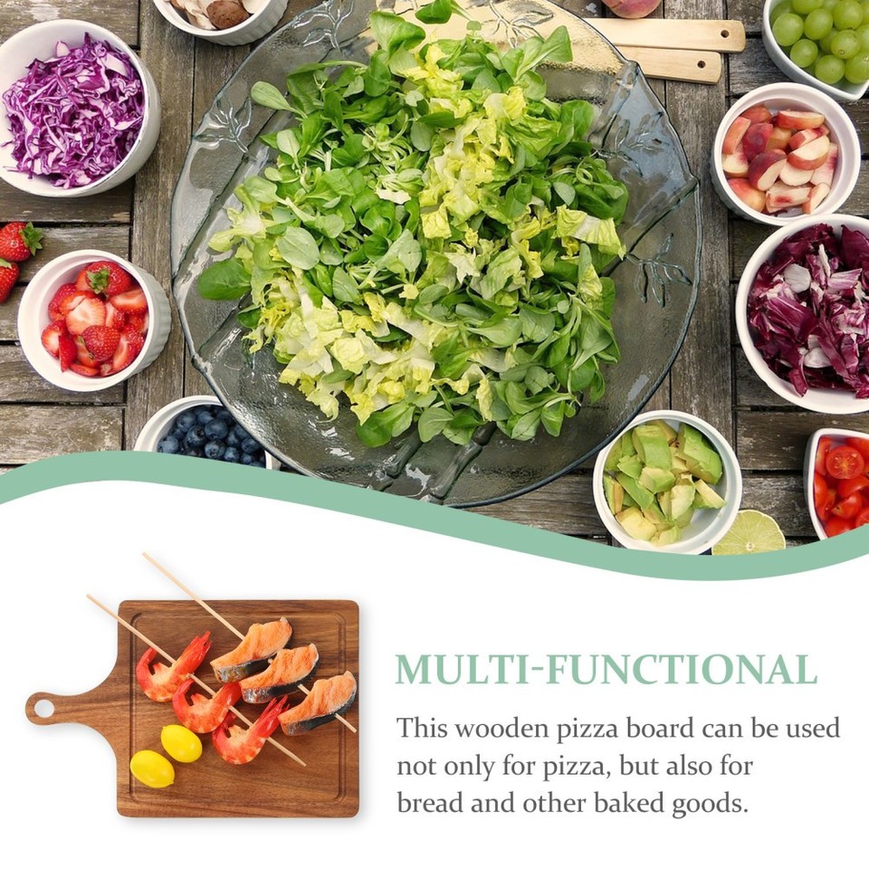 Wooden Charcuterie Board with Handle Cutting Board Wood Cheese Board ...