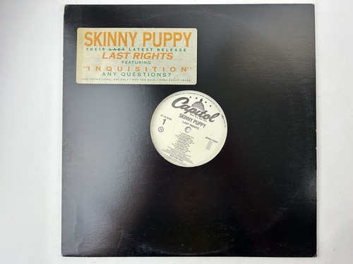Skinny Puppy Last Rights White Label Promo Capitol Records 1992 LP SPRO ...