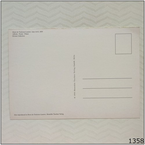 Henri de Toulouse-Lautrec Postcard (P1358) | eBay
