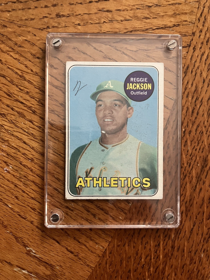 REGGIE JACKSON 1969 TOPPS ROOKIE CARD # 260 1-FAMILY OWNED VERY NICE ...