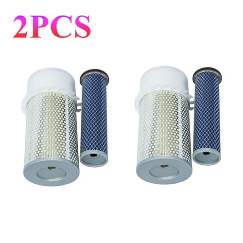2 Pair 6598492 6598362 Air Filter Kit Fits Bobcat 753 S175 S185 T180 ...