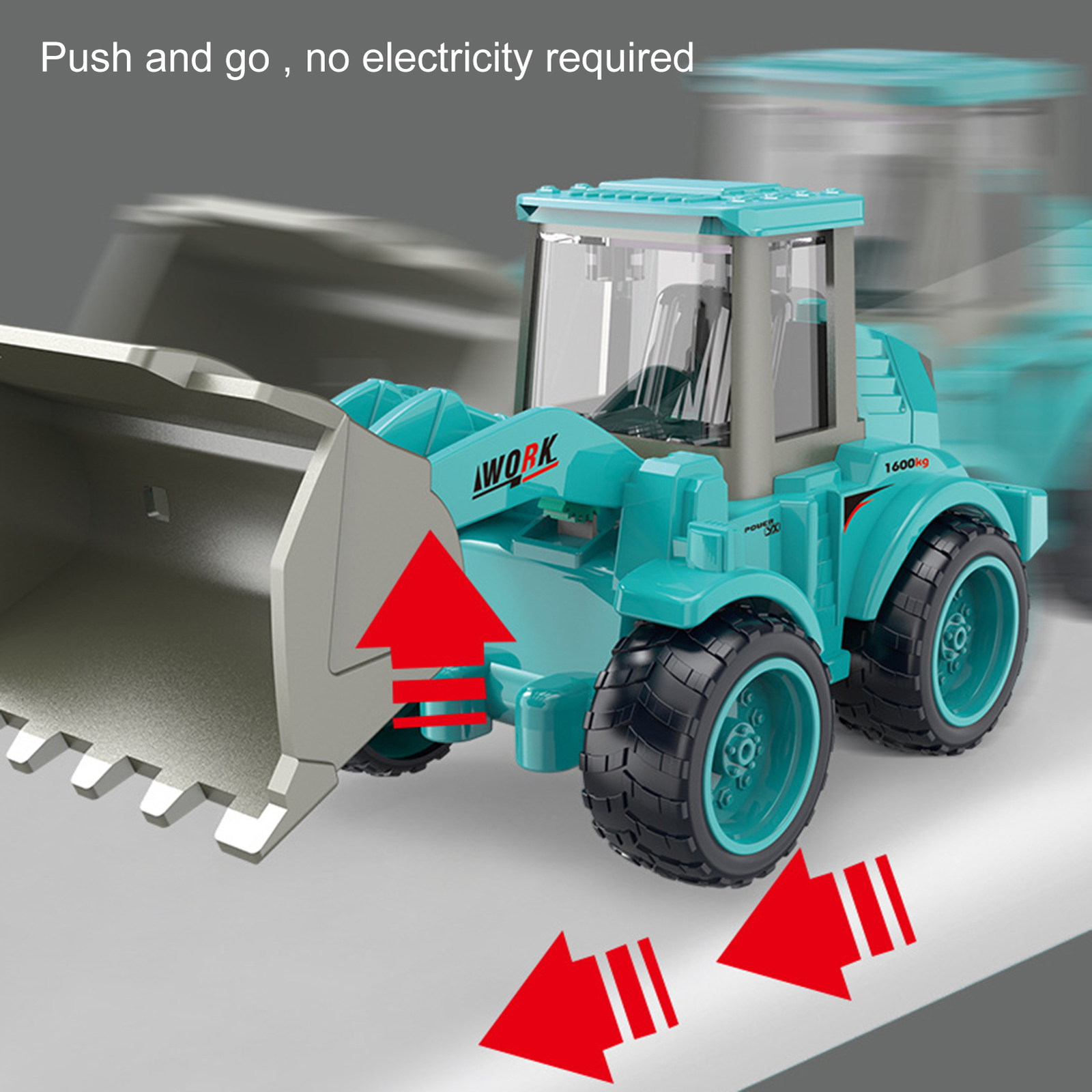 Inertia Toy Car Excavator Entertainment Mini Engineering Truck Inertia ...