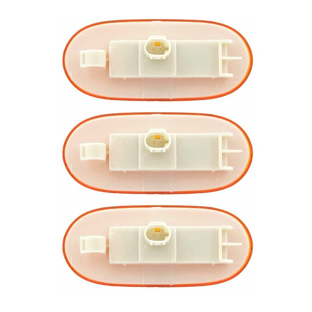 3Pc Mercedes Sprinter 2014 Onwards Side Marker Lens LED Lamp Amber ...