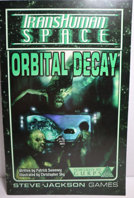 GURPS Transhuman Space Orbital Decay RPG 2002 NM 1st Print 1st Ed Steve ...
