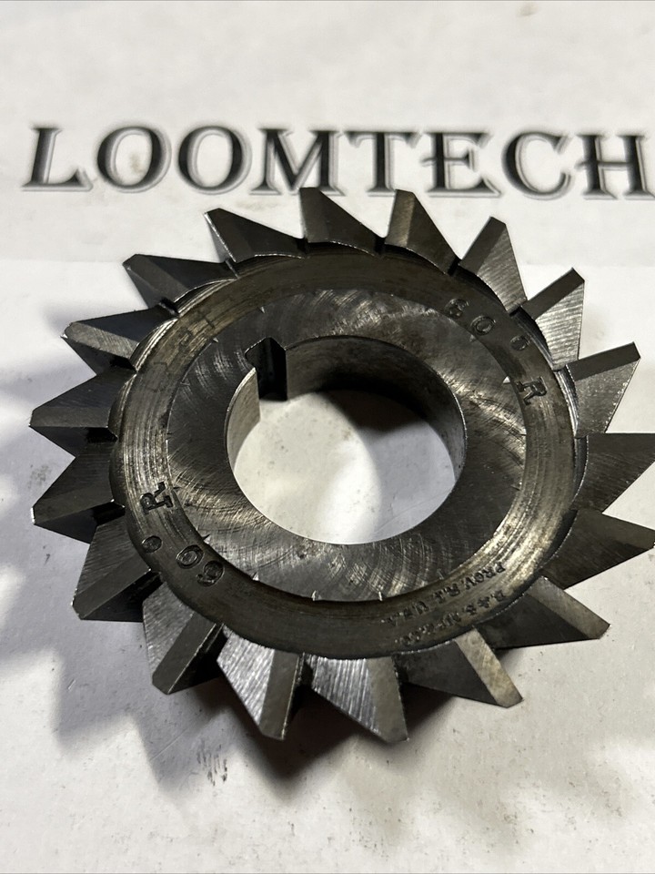 Single Angle Milling Cutter 2-3/4 X 1/2 X 1” Bore 60° Brown And Sharpe ...