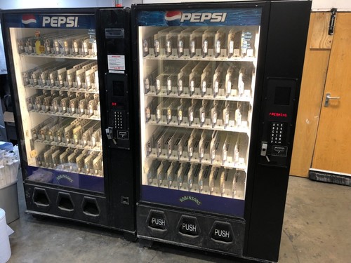 Bevmax 45 Cold Drink Vending Machine – Coin Operated + Contactless Card ...