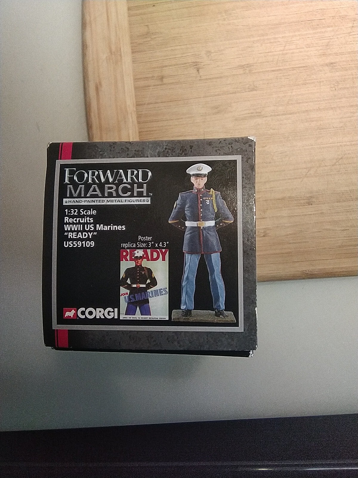 132nd Scale Forward March Recruits World War II US Marines Ready | eBay