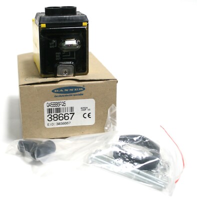 Banner Q45BB6FQ5 Rugged Fiber Optic Amplifier Part No. 38667 Input: 10 ...