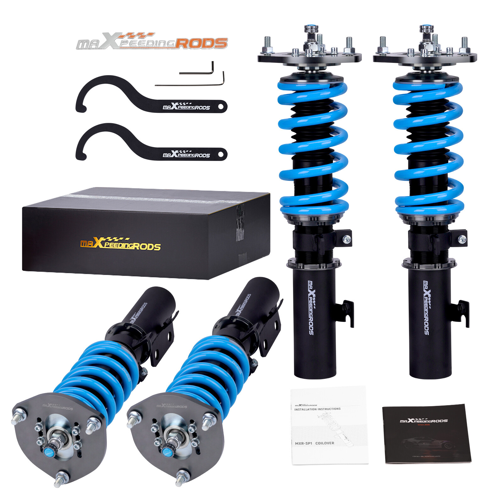 24 Level Damper Coilovers Suspension Lowering Kit for Toyota Camry 07 ...