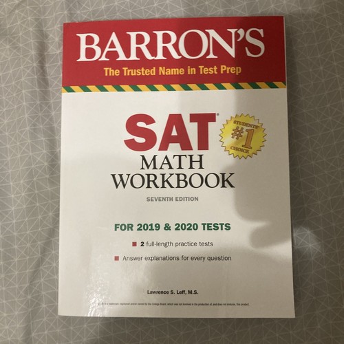 SAT Math Workbook [Barron's Test Prep] , paperback , Leff M.S ...