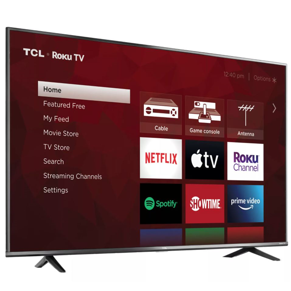 TCL 43S433 43" Ultra HD LED Smart TV - Black for sale online | eBay